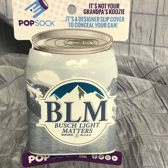 Beersy | Kitchen | Busch Light Matters Blm 2oz Silicone Can Koozie ...